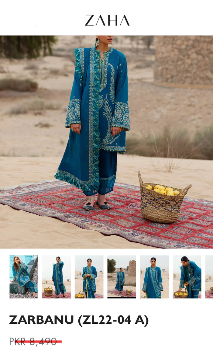 Zaha by khadija Shah 2-Piece – brandsfactoryleftovers